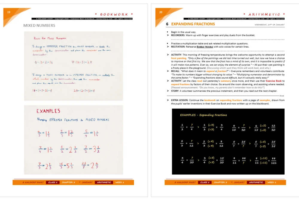 Arithmetic (5) – A Waldorf Diary